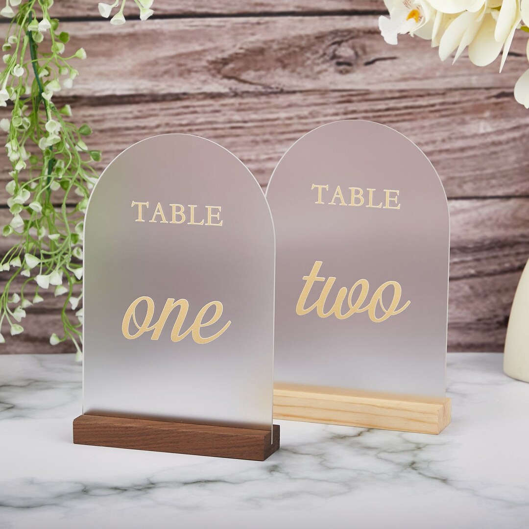 Wedding Table Numbers, Rustic Wedding Decor, Custom Wedding Table ...