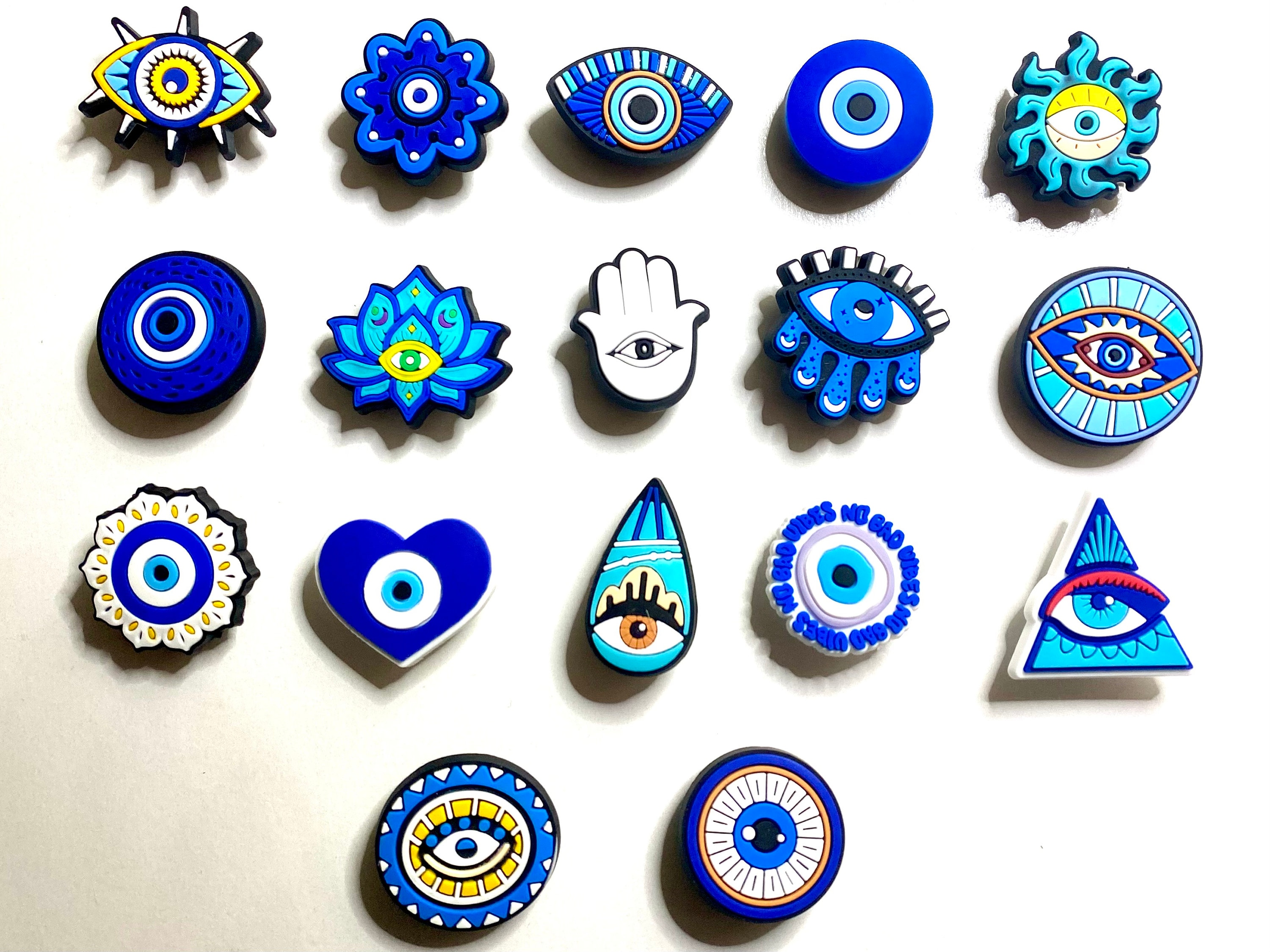Evil Eye Themed Croc Charms, Magic Eye, Evil Eye Croc Charms, Fatima ...