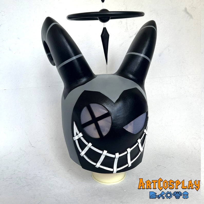 Helmet Lute and Halo Lute Hazbin Hotel. Custom Cosplay Props ...