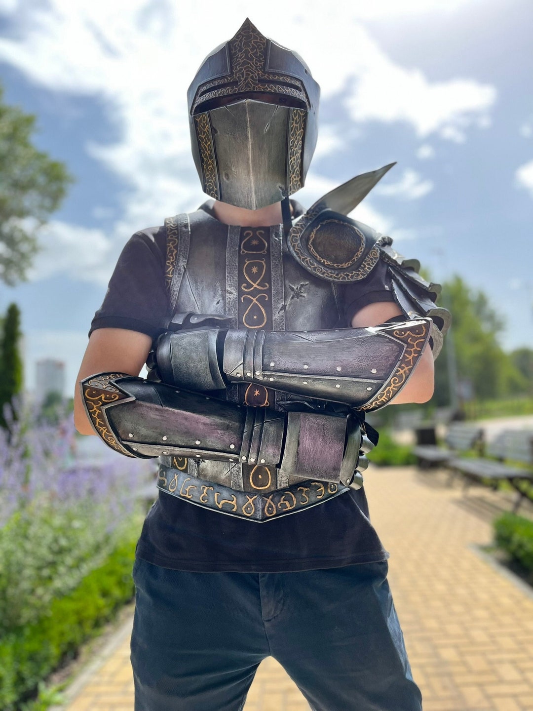 Armor Fallen Knight Dark Souls III - Breastplate, Shoulder Guard ...