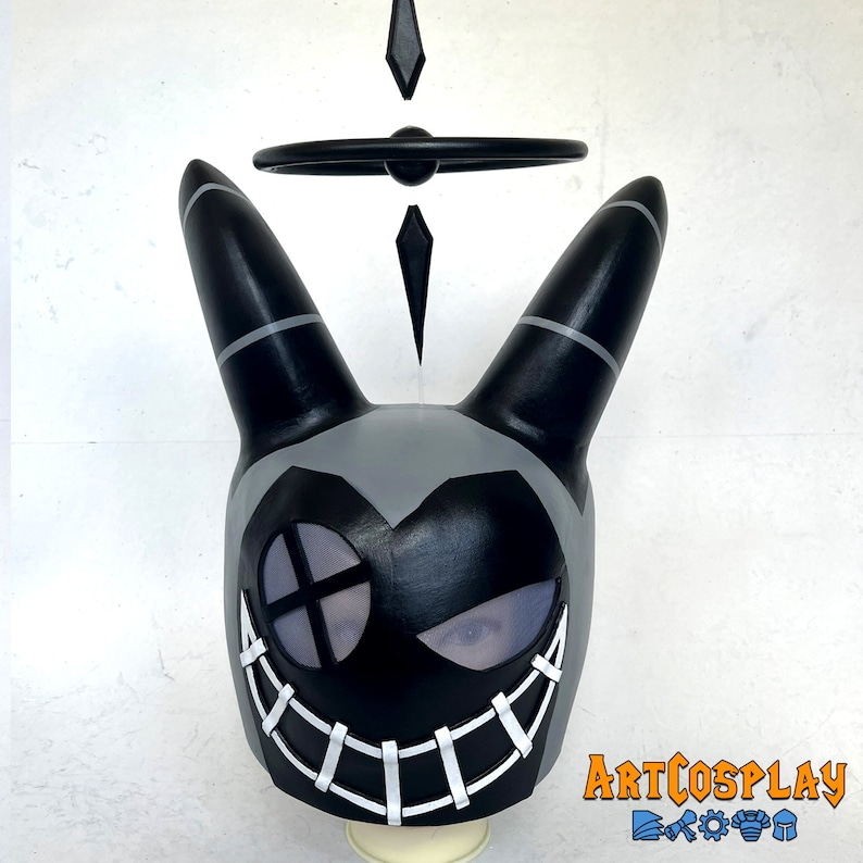 Helmet Lute and Halo Lute Hazbin Hotel. Custom Cosplay Props ...