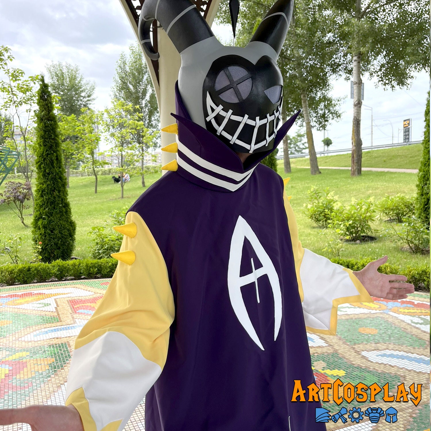 Fabric Costume Cosplay Adam Hazbin Hotel Extermination Day. Custom ...