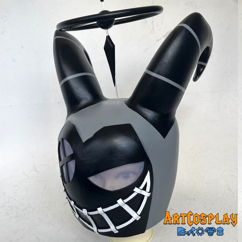 Helmet Lute and Halo Lute Hazbin Hotel. Custom Cosplay Props ...