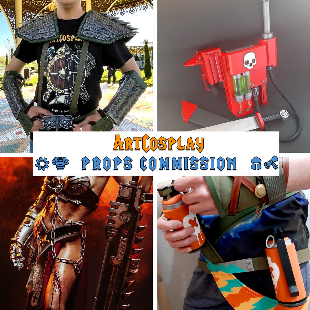 Custom Cosplay Props Commissions armor, Helmet, Shild, Costume Weapons ...