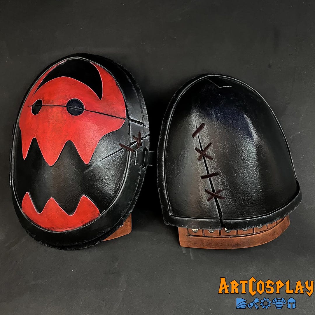 Hiccup Armor: Shoulder Pads HTTYD 2. Custom Cosplay Eva Foam Props ...