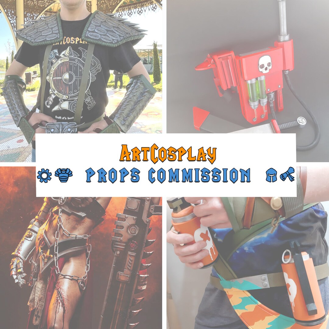 Custom Cosplay Props Commissions (armor, Helmet, Shild, Costume Weapons ...