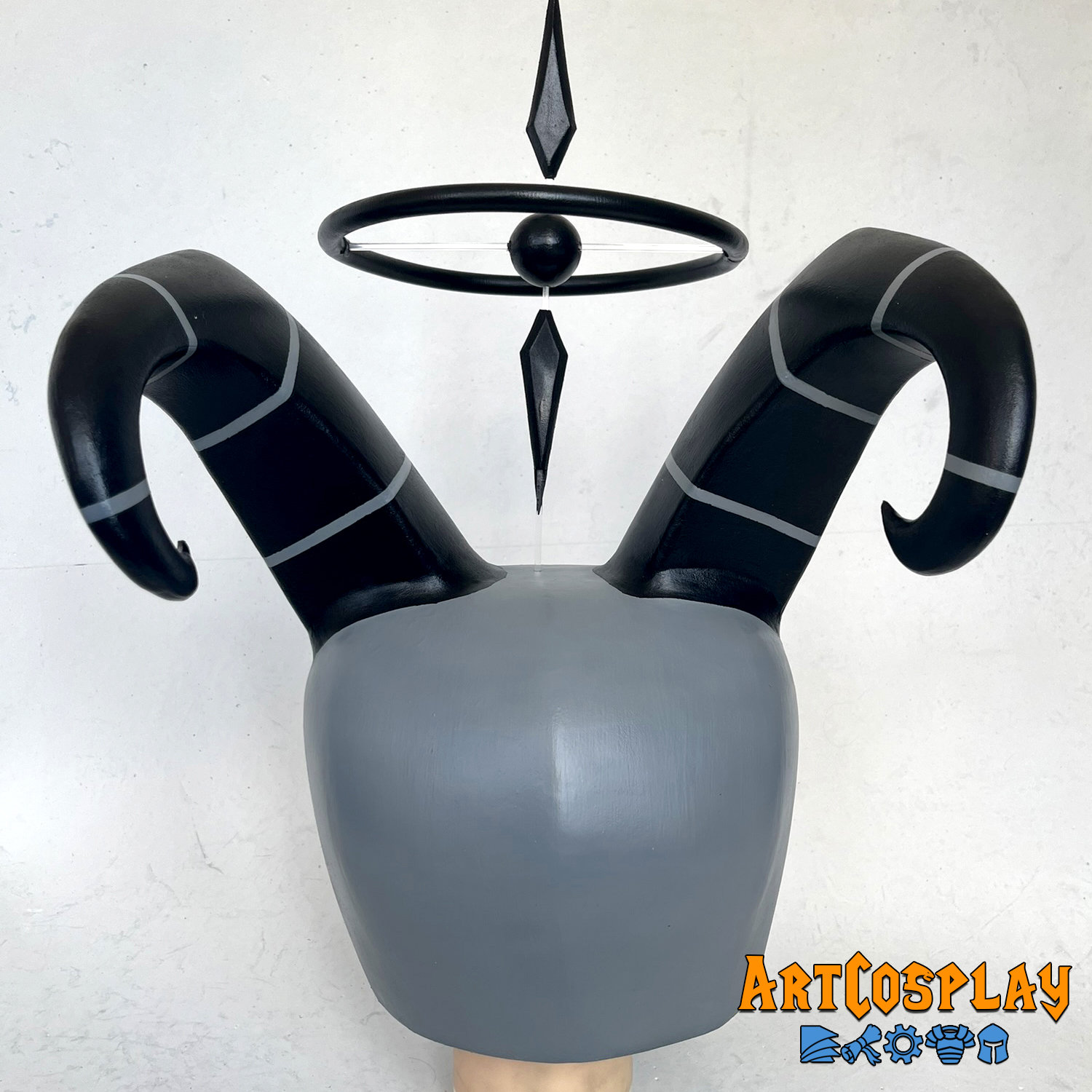 Helmet Lute and Halo Lute Hazbin Hotel. Custom Cosplay Props ...