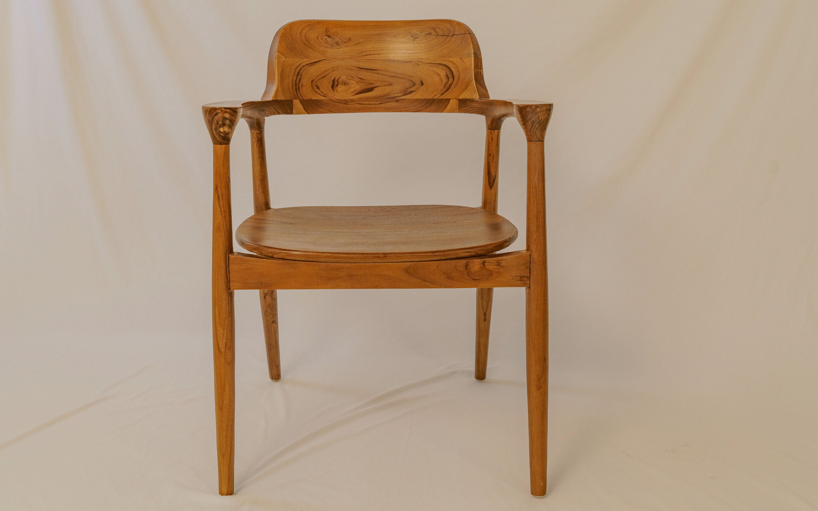 Natural Luxury Handcrafted Teak Wood Dining Chair Furniture - Etsy