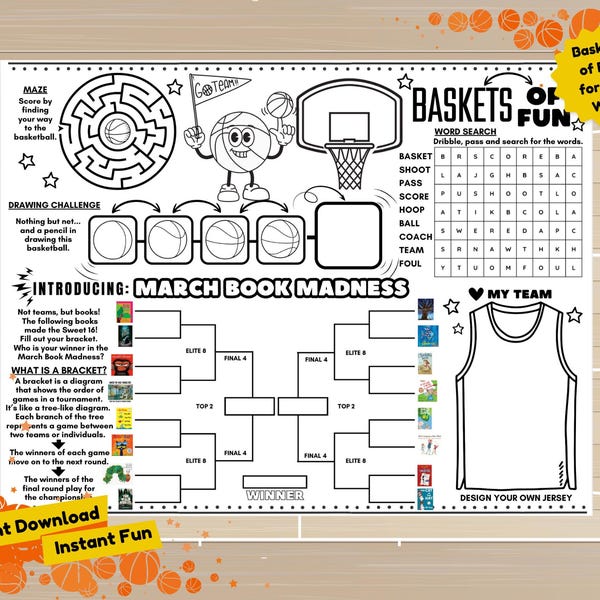 March Madness Bracket White Board - Etsy