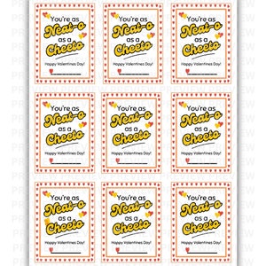 Cheetos Valentine | Printable | Instant Download - Etsy