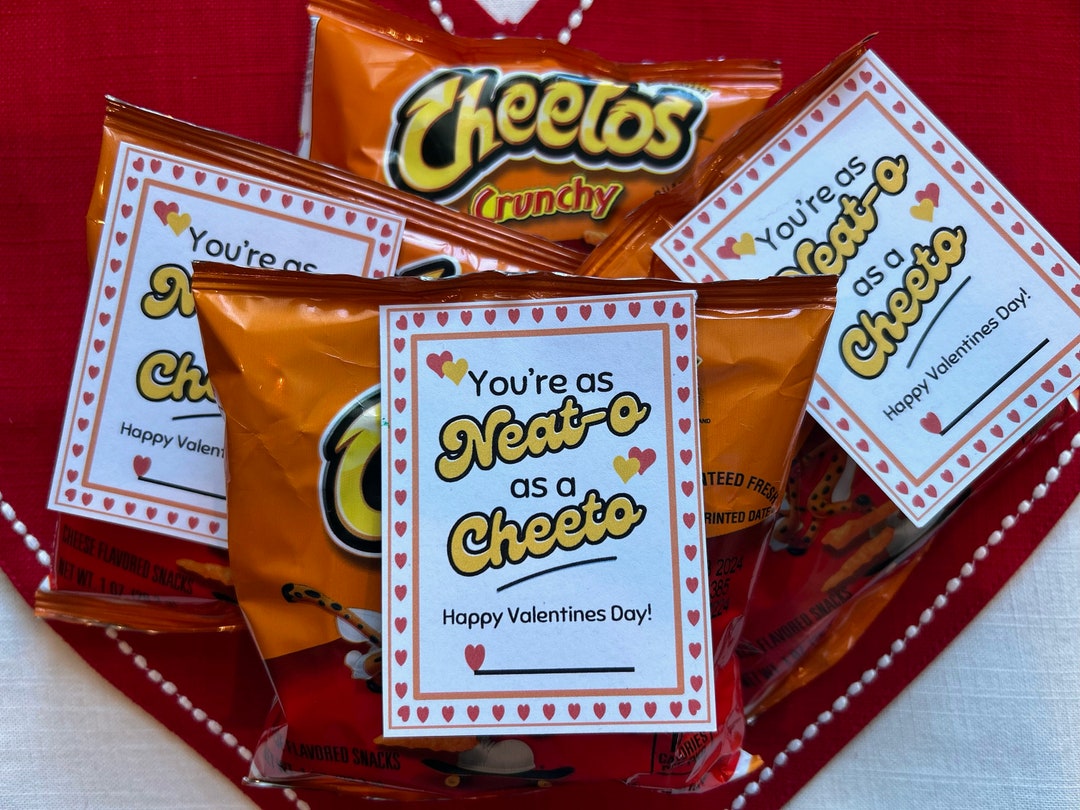 Cheetos Valentine | Printable | Instant Download - Etsy