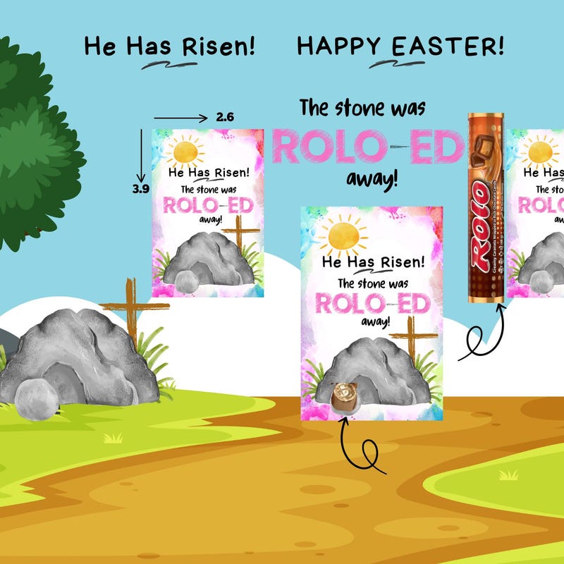 Easter Roll Away the Stone - Etsy