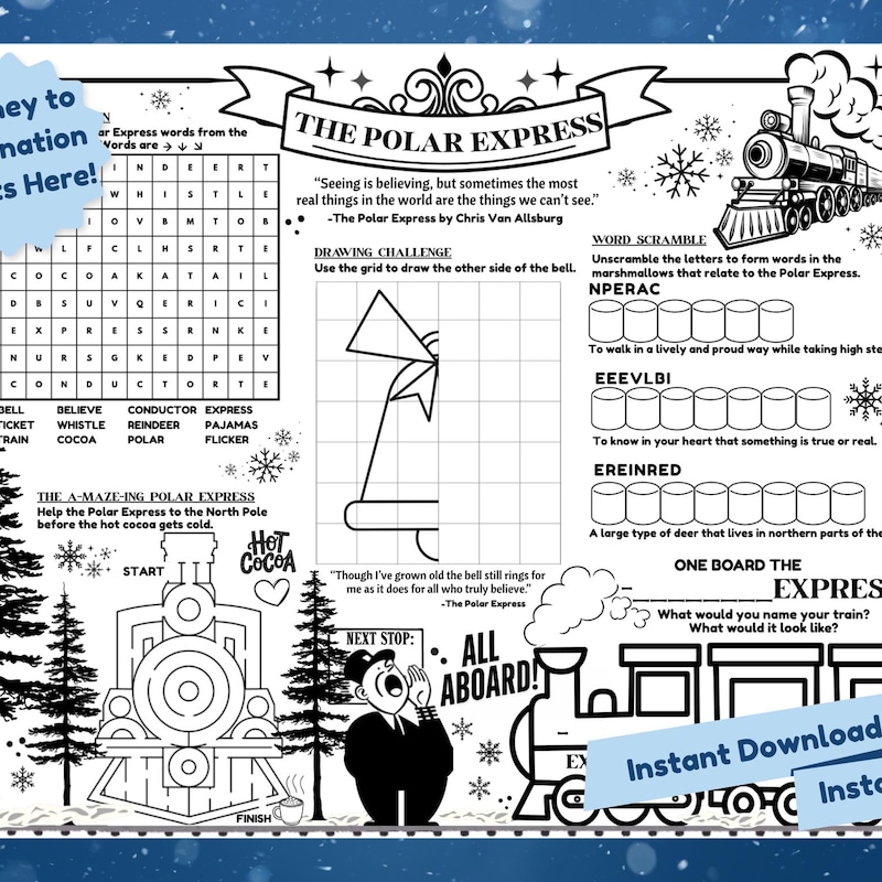 Polar Express Sign - Etsy