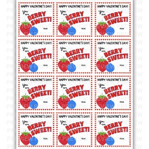 Fruit Snack Valentine | Printable | Instant Download - Etsy