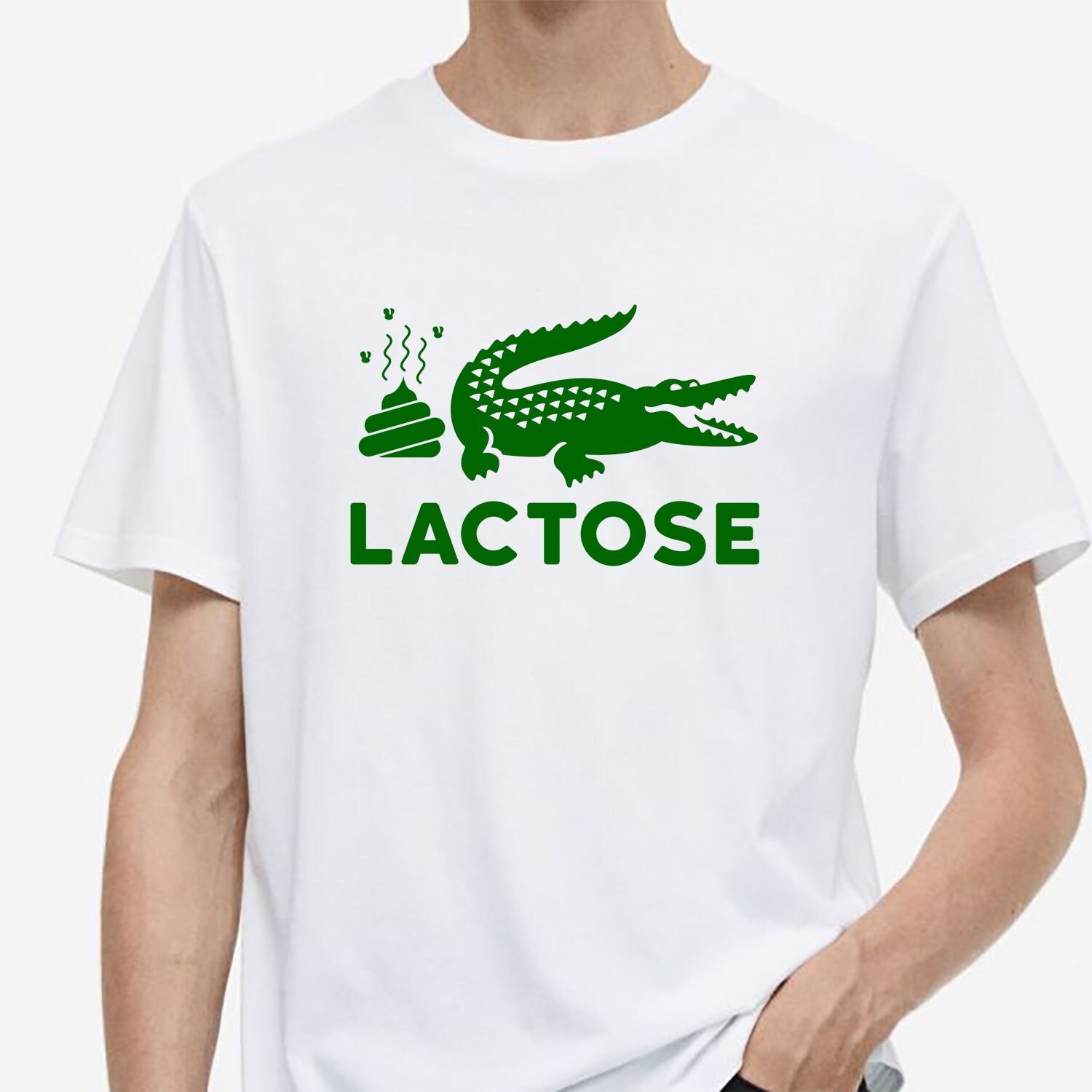 Lacoste Lactose Intolerant T-shirt Unisex Gildan Softstyle Tshirt ...