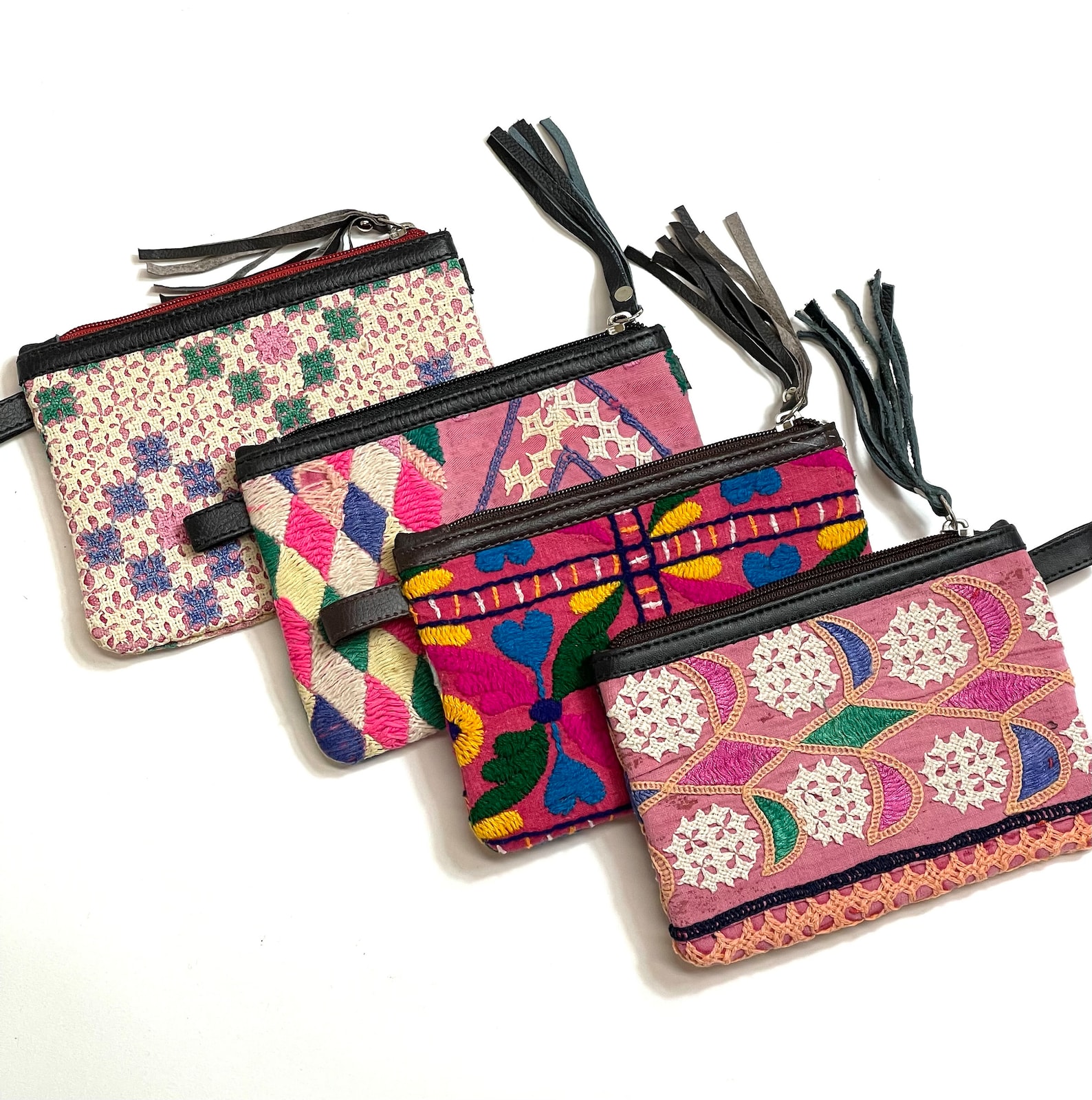 Vintage Coin Pouch Hand Embroidered Pouch Small Coin Vintage Embroidery ...