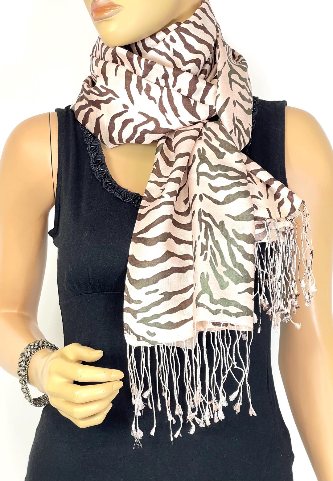 Animal Print Silk Wrap, Luxury Pure Silk Party Scarf, Big Silk Shawl ...
