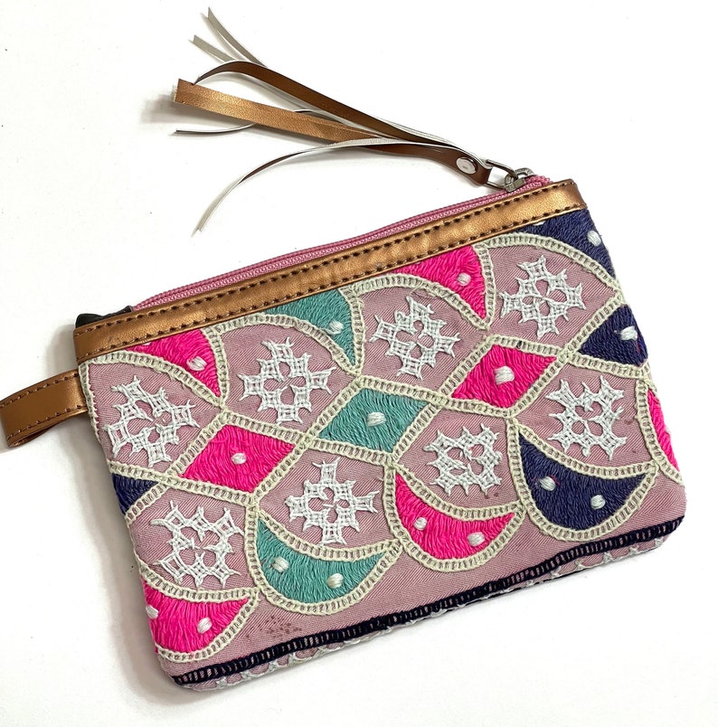 Vintage Coin Pouch Hand Embroidered Pouch Small Coin Vintage Embroidery ...