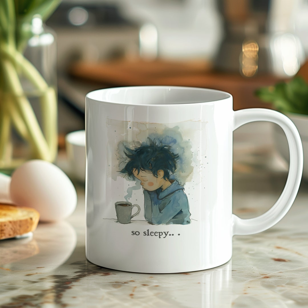 Shoulda Stayed in Bed, Sleepy Mug, Need Coffee, Not Ready Yet - Etsy