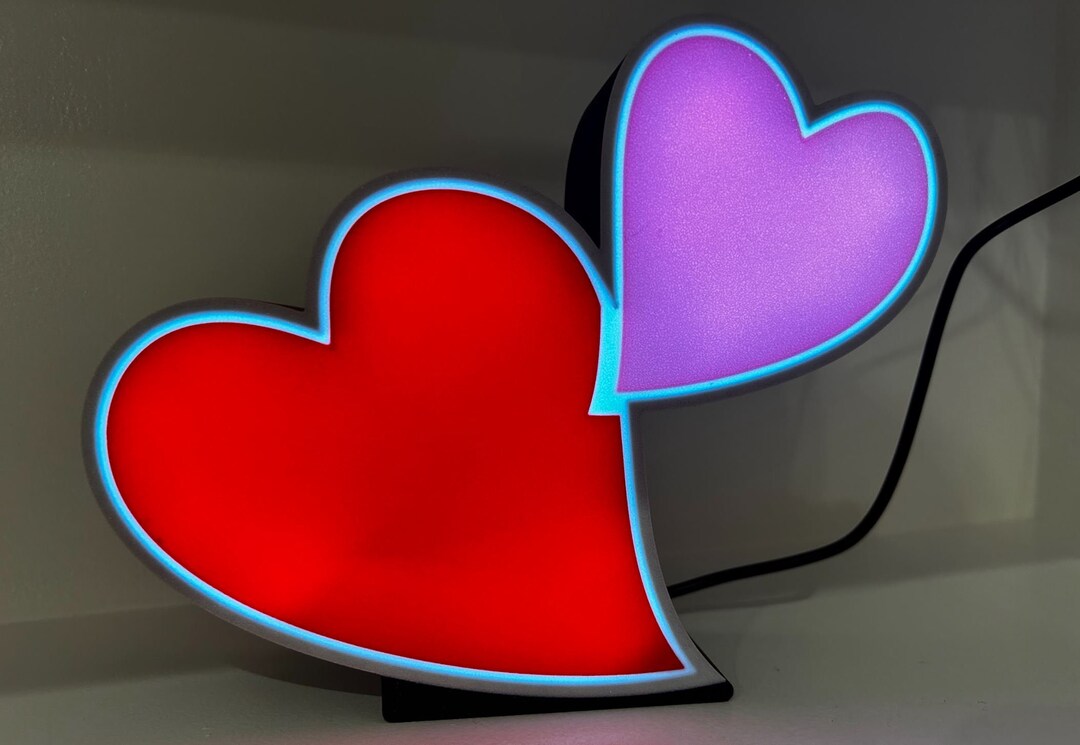 Heart Light Box - Etsy