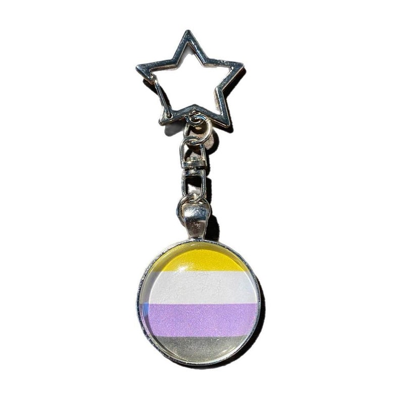 Lgbtq Pride Star Keychains Etsy
