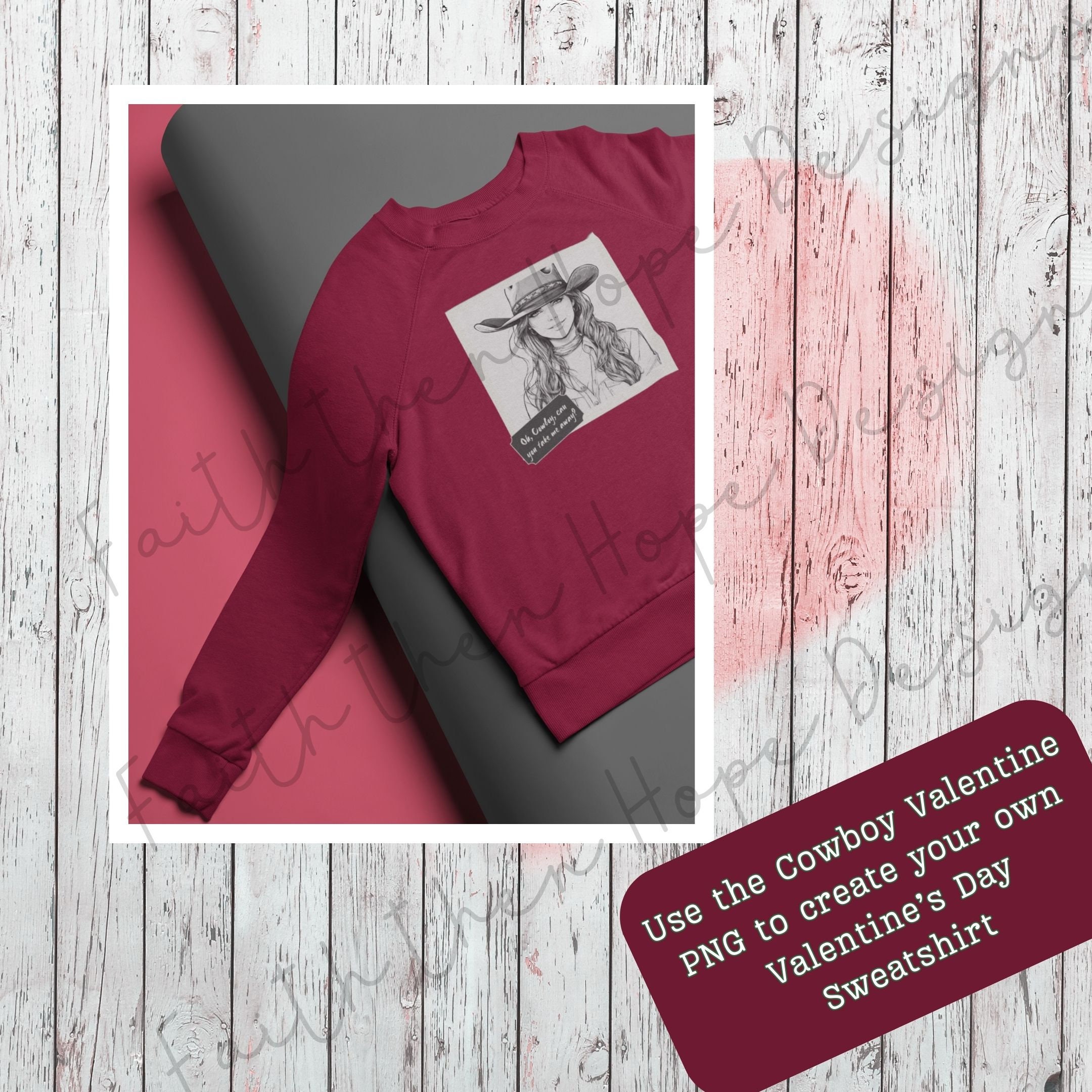 Cowboy Valentine PNG Bundle: Western Love and Vintage Charm - Etsy