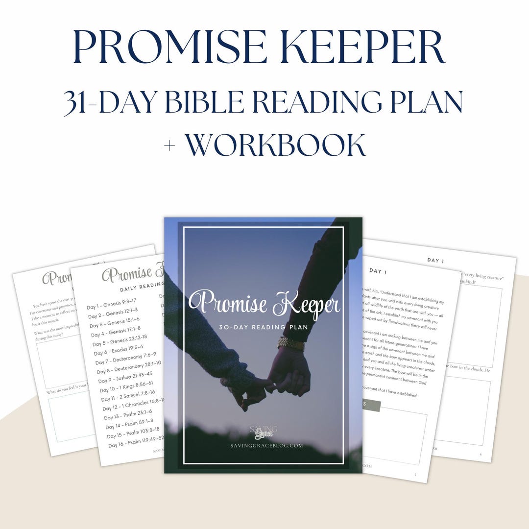 Promise Keeper 31-day Bible Reading Plan Workbook God's Covenant Daily ...