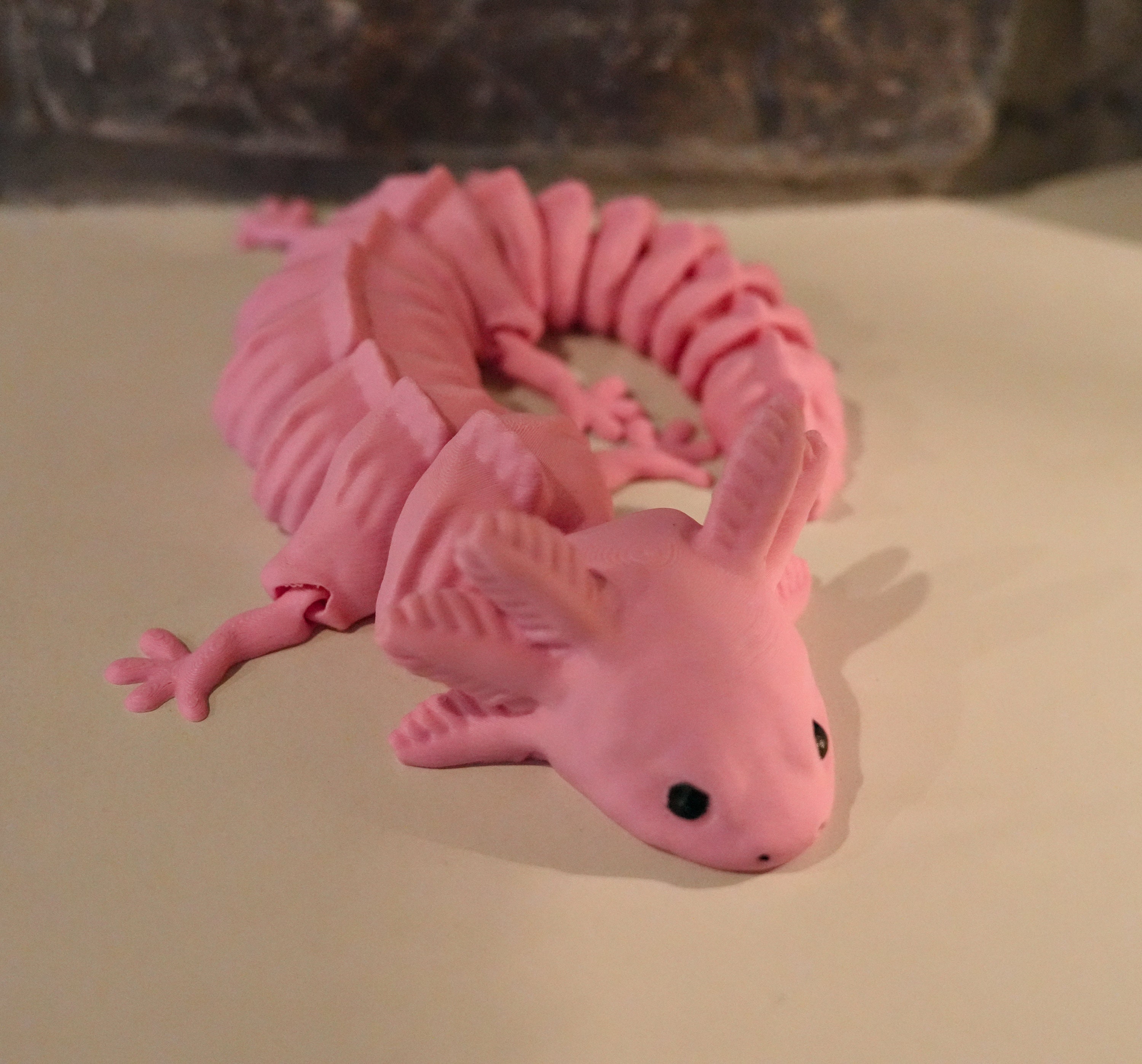 Foot-long Axolotl 3d Printed Flex Toy - Etsy