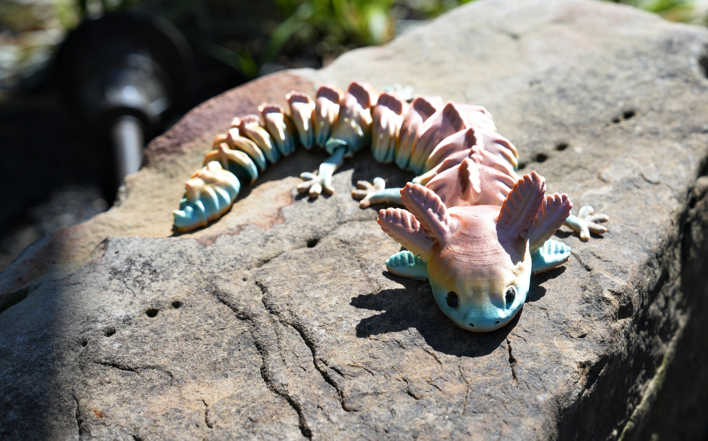 Foot-long Axolotl 3d Printed Flex Toy - Etsy