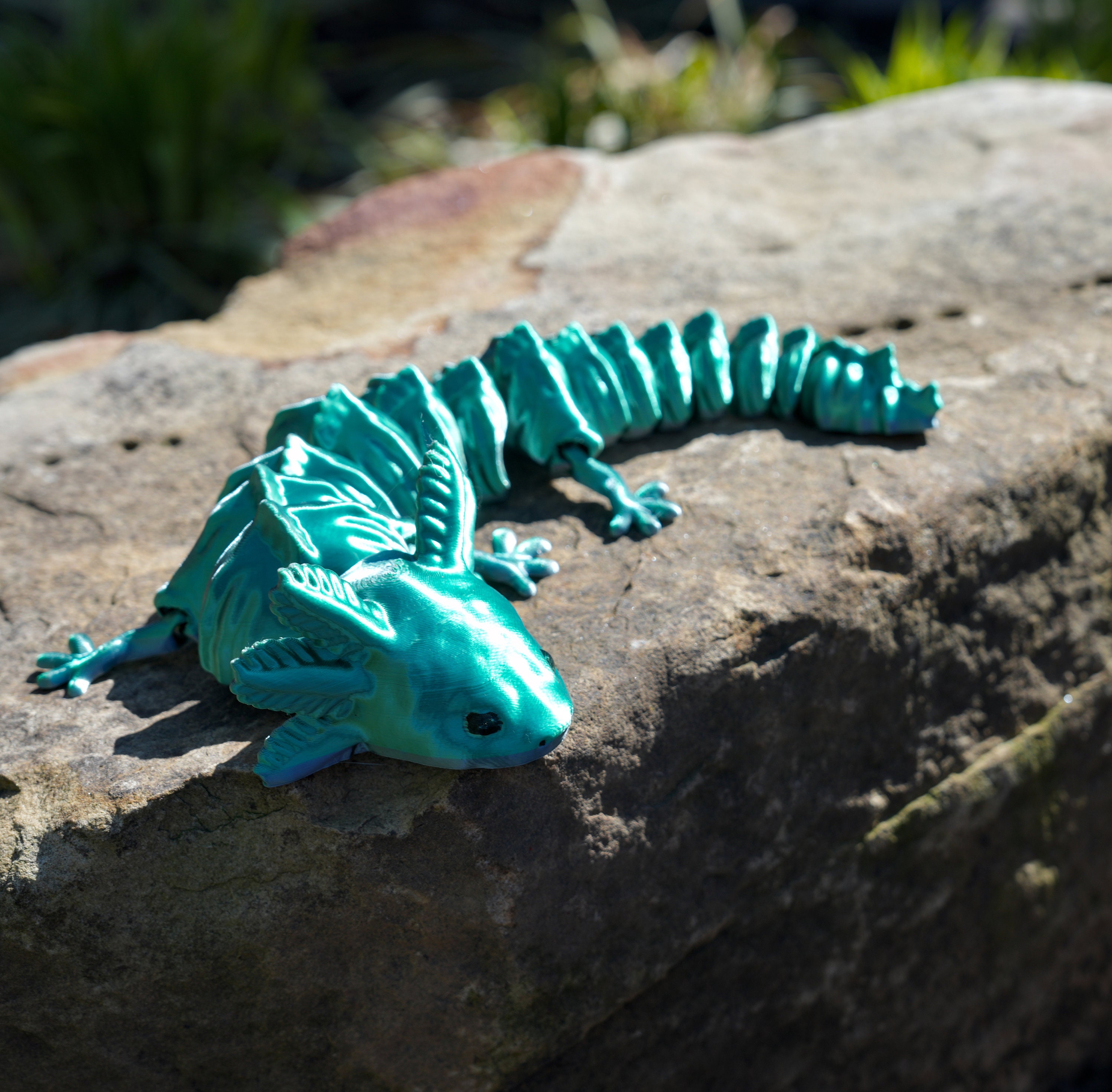 Foot-long Axolotl 3d Printed Flex Toy - Etsy