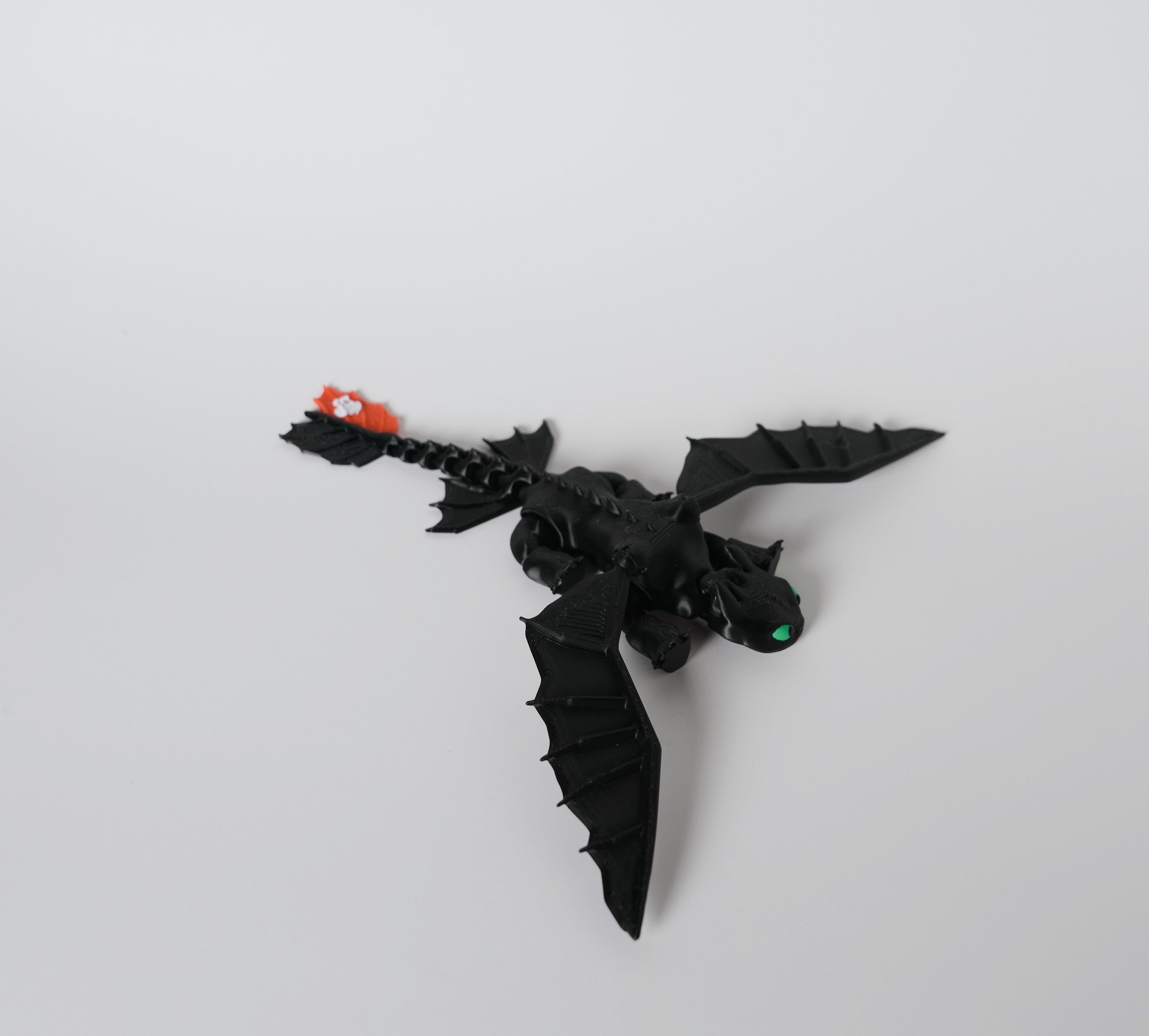 Flexi Toothless Dragon 3D Printed Fun Toy Unique Birthday Gift Idea for ...