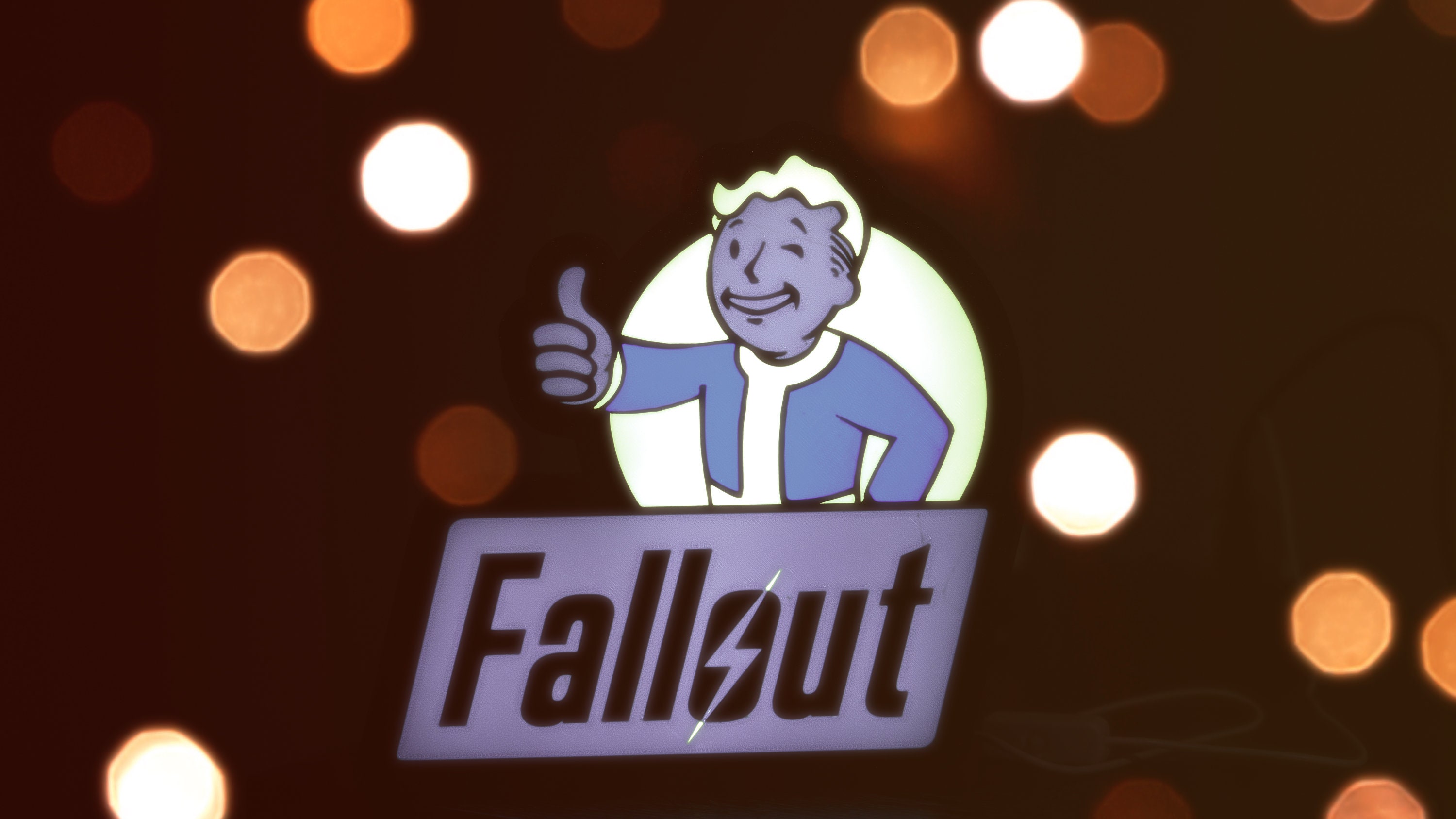 Fallout LED Lightbox Vault Boy Fallout 4 Birthday Gift Ideas Gamers ...