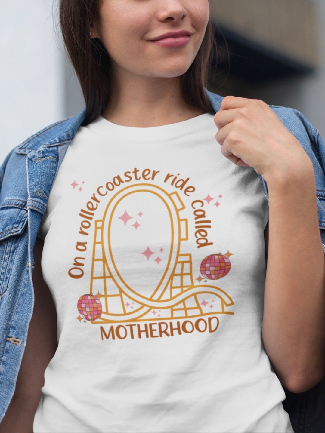 Comfort Colors Rollercoaster Mom Shirtmothers Day T Birthday T