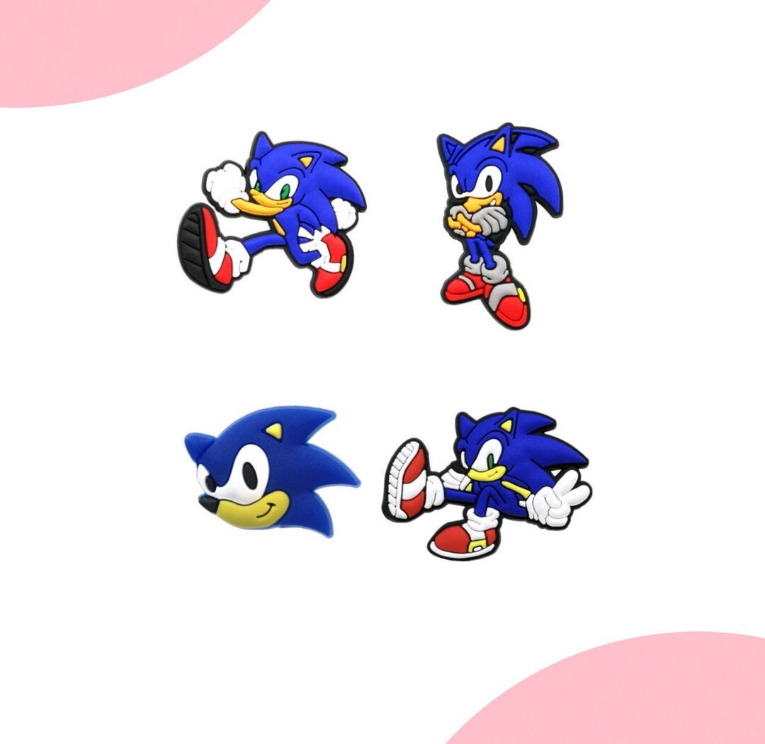 Sonic the Hedgehog Crocs Charms Fun and Colorful Shoe Accessories for ...