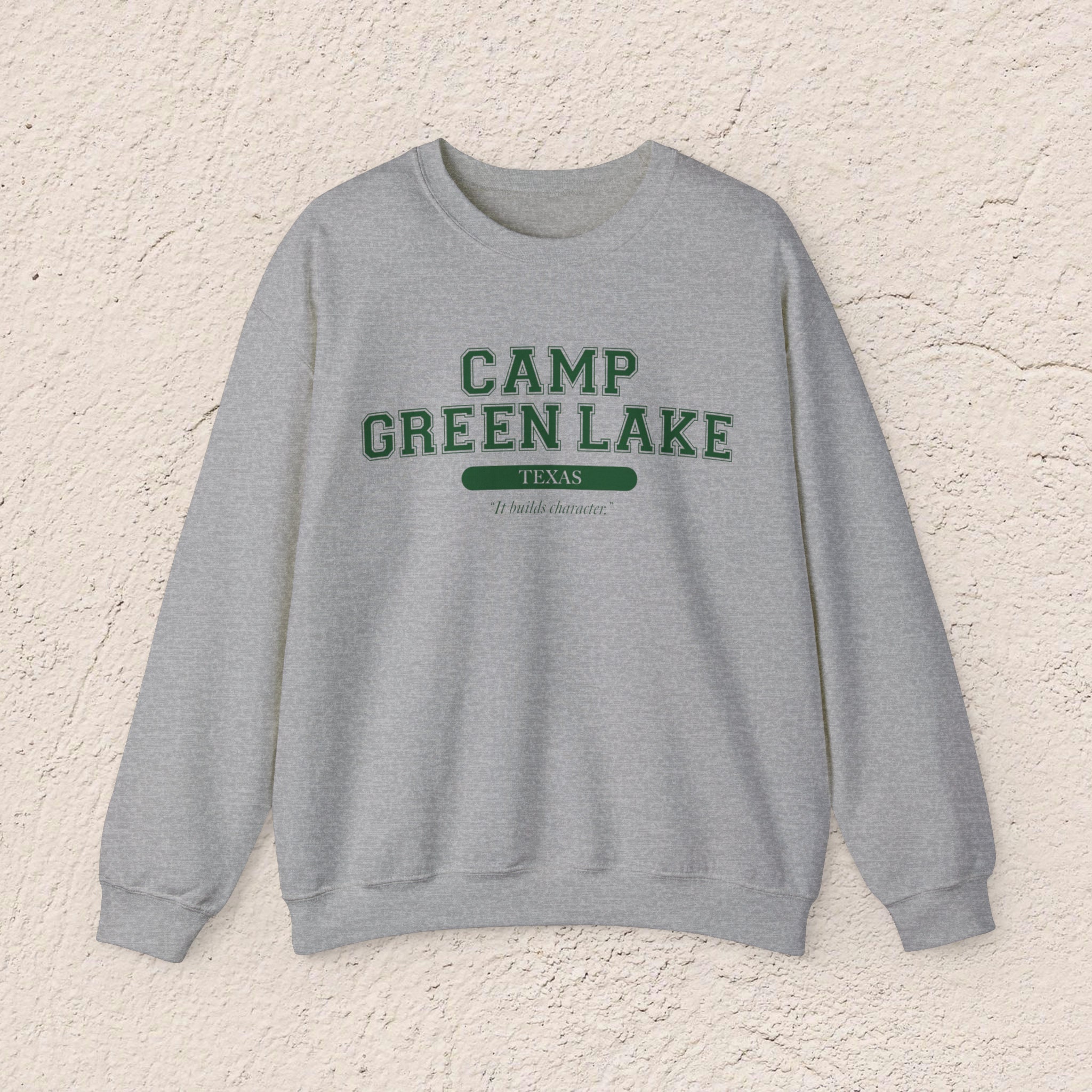 It Builds Character Camp Green Lake Holes Unisex Crewneck Sweatshirt - Etsy