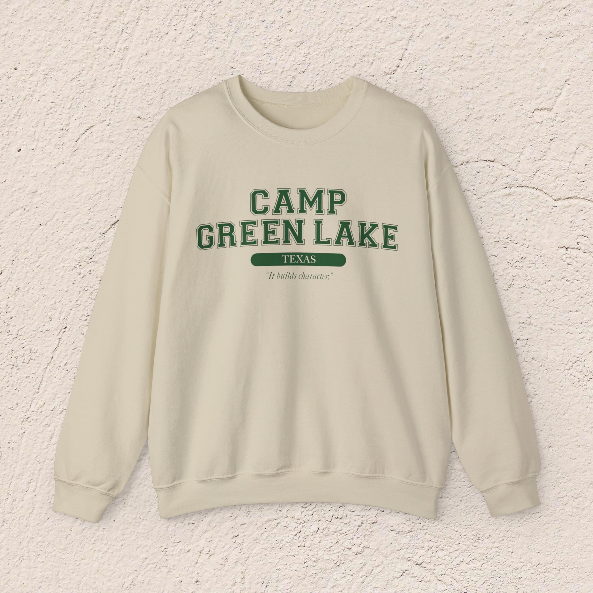 It Builds Character Camp Green Lake Holes Unisex Crewneck Sweatshirt - Etsy