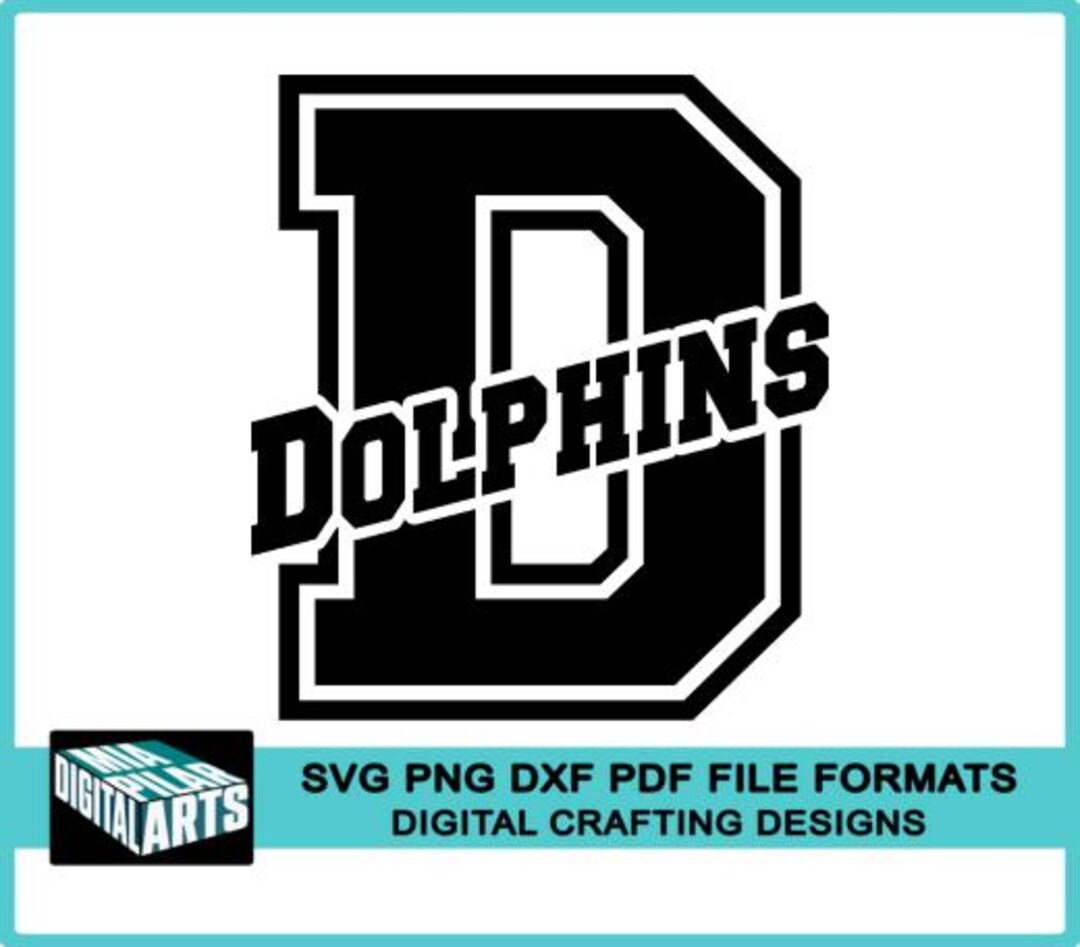 Dolphins T-shirt Svg,svg Dxf Pdf Png Files,cricut Cut Files,silhouette ...