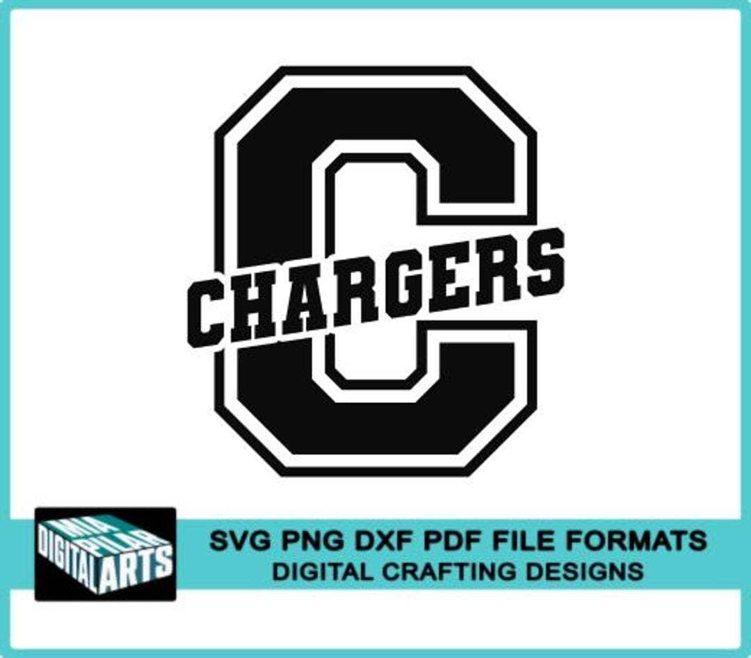 Chargers T-shirt Svg,svg Dxf Pdf Png Files,cricut Cut File,silhouette ...