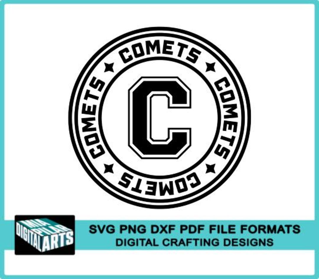Comets T-shirt Svg,svg Dxf Pdf Png Files,cricut,silhouette,comets ...