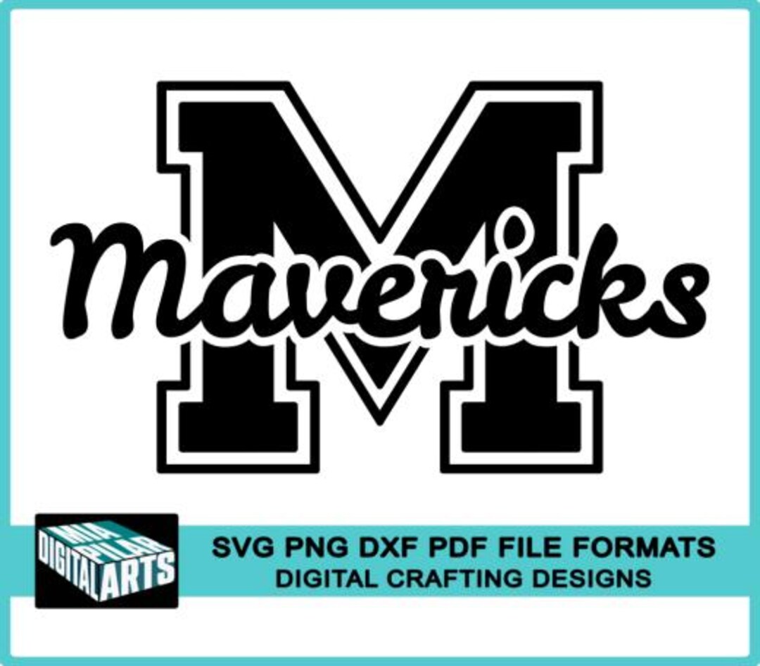 Mavericks T-shirt,svg Dxf Pdf Png Files,cricut Cut File,silhouette ...