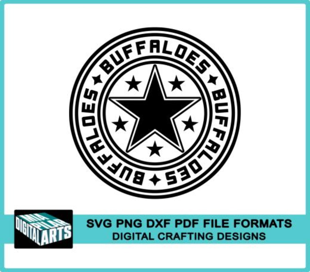 Buffaloes Svg,svg Dxf Pdf Png Files,cricut Cut File,silhouette ...