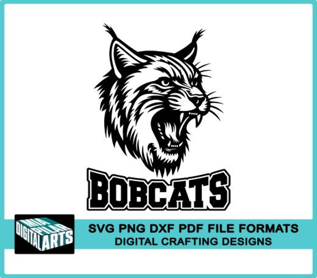 Bobcats T-shirt Svg,svg Dxf Pdf Png Files,cricut Cut Files,silhouette ...