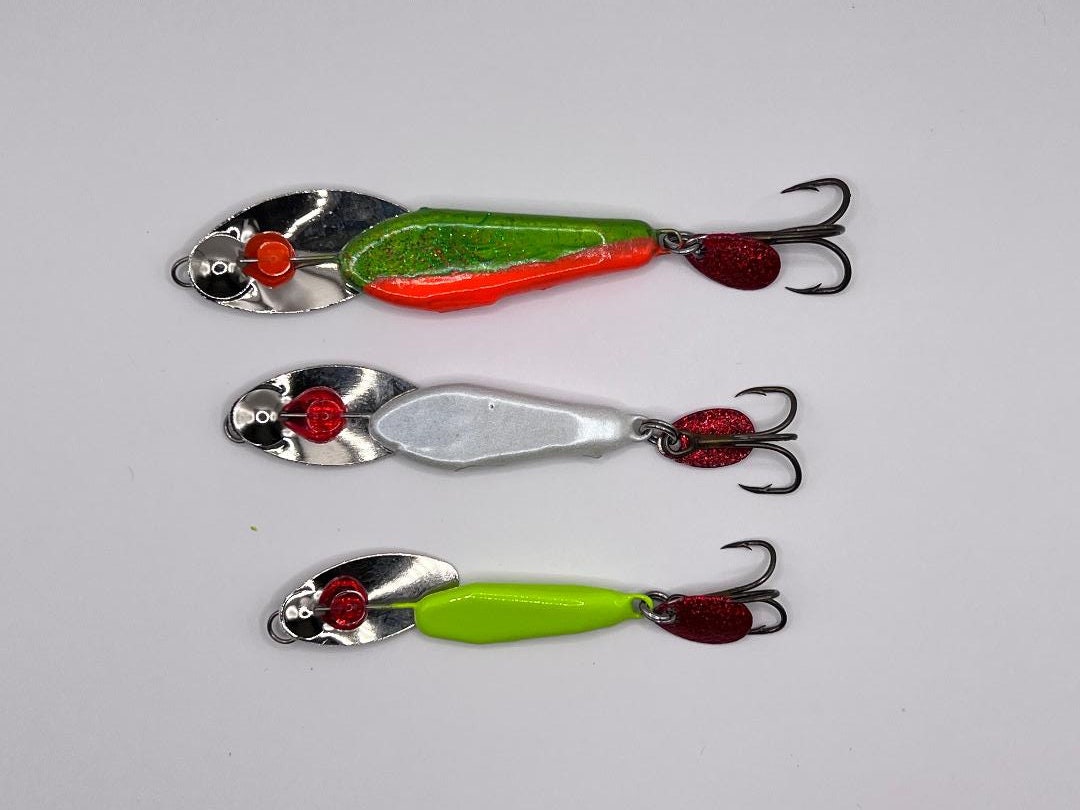 Two (2) Inline Spinner Slab Lures - Etsy