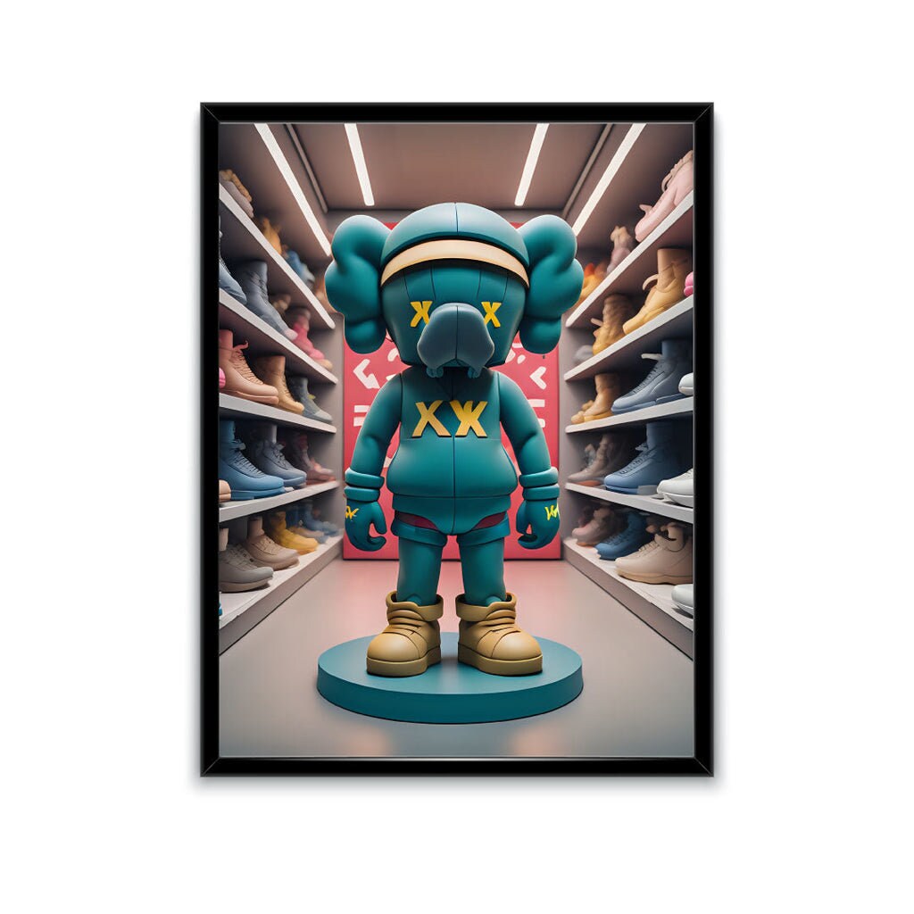 Kaws welcome to My Closet Fan Art Poster Hypebeast Decor Hypebeast Wall ...