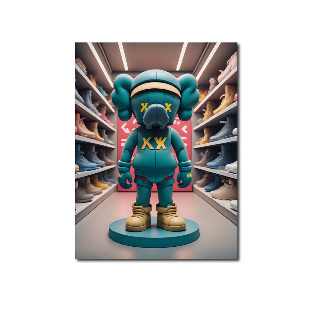Kaws welcome to My Closet Fan Art Poster Hypebeast Decor Hypebeast Wall ...