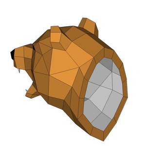 Bear Head - Etsy
