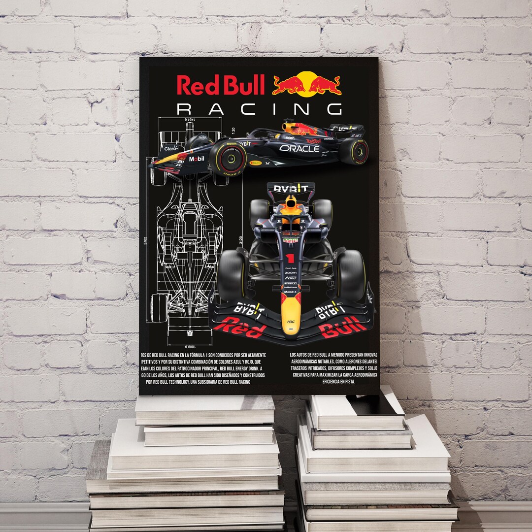 Red Bull Racing Wall Art - Formula 1 Car Poster - Digital Download ...