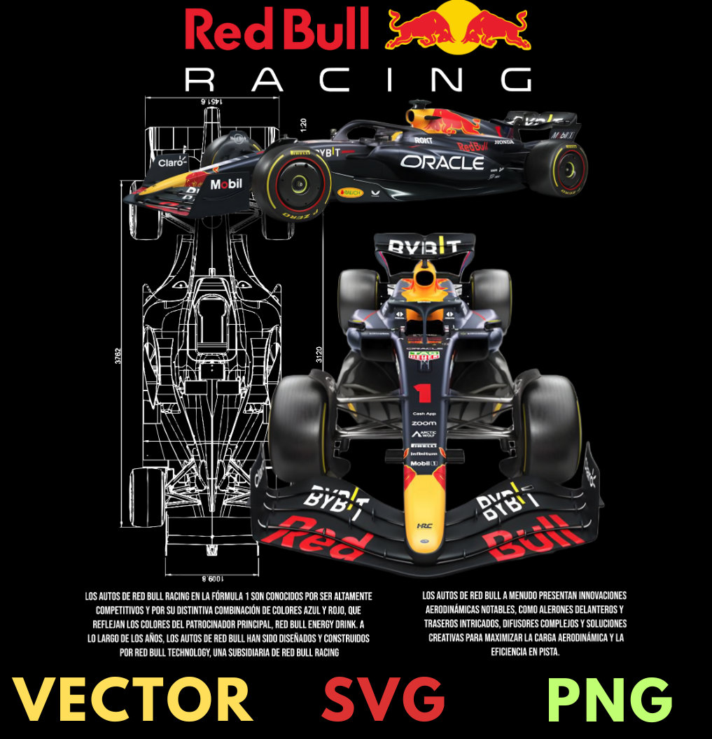 High-resolution Printable Digital File VECTOR REDBULL RACING - Etsy