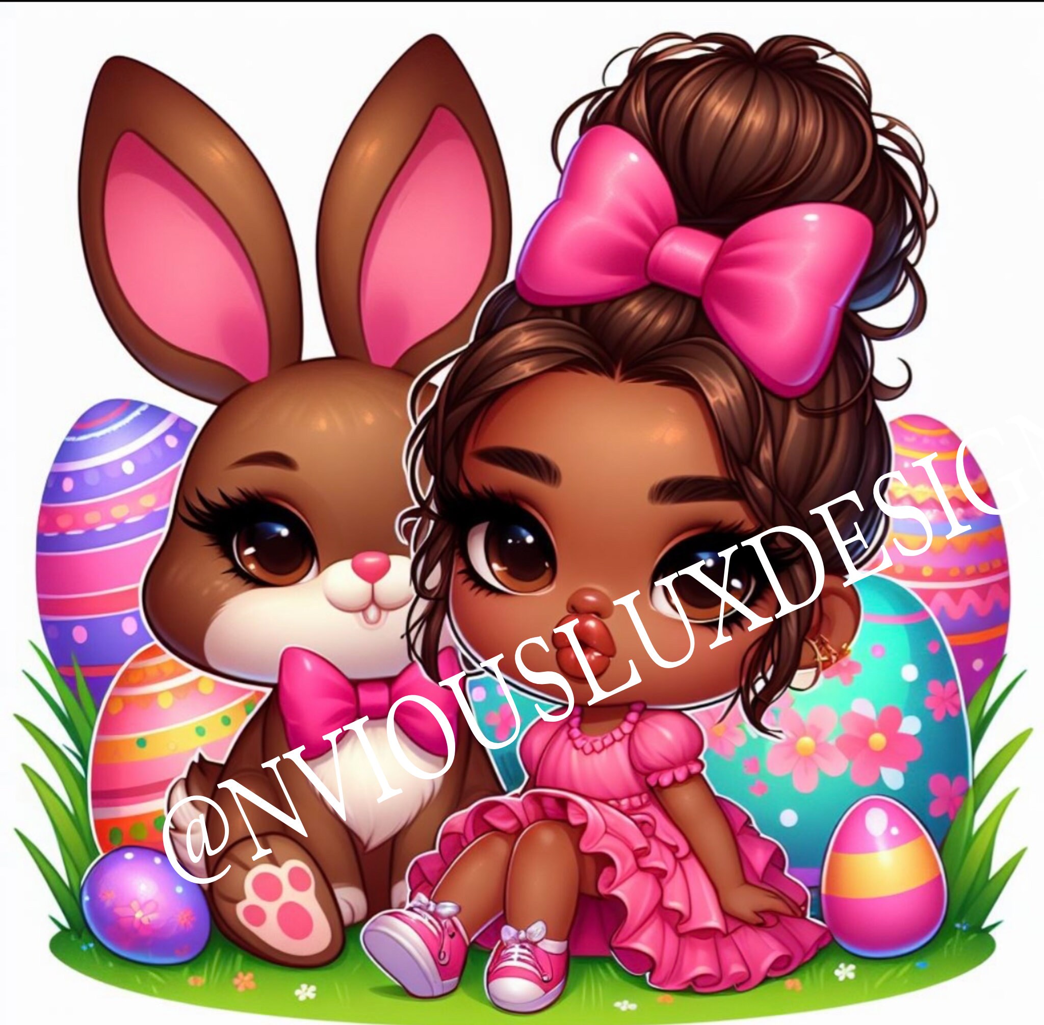 African American Easter Bunny, Black Easter Bunny, Easter Kids Art ...