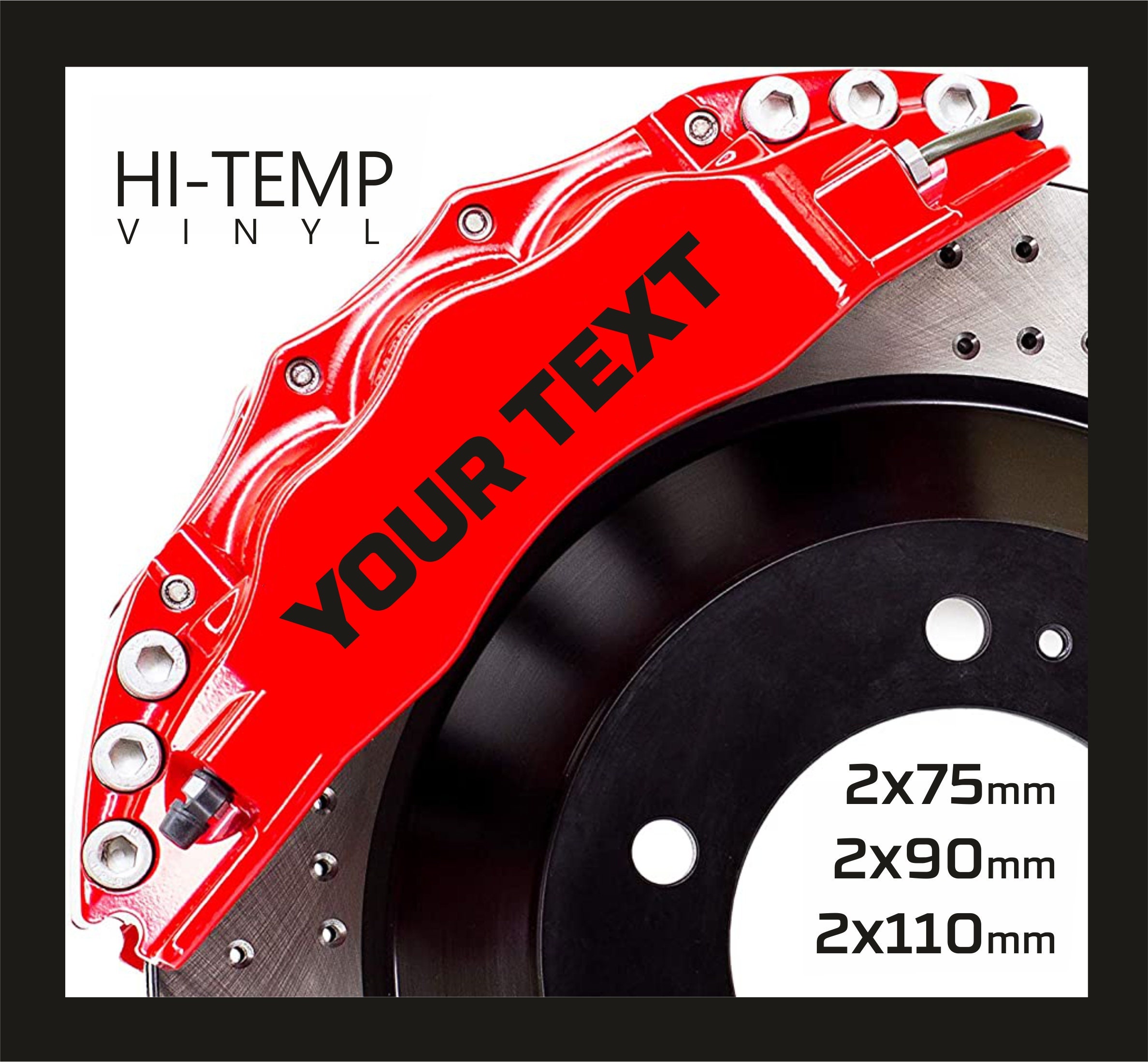 SUBUWU Brake Caliper Decals / Stikers Set of 6 for Subaru Fits Brembo ...